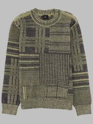Paul Smith Maglia 'patchwork' In Cotone - Multicolour