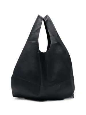 CORTANA U Xl Leather Tote Bag - Navy