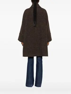 Alberto Biani Wool Midi Coat - Black