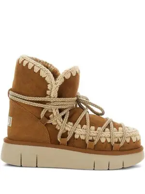Mou Bounce Wool Boots - Luggage