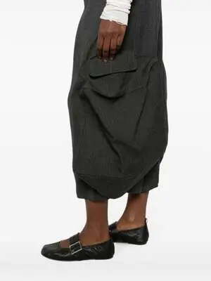 Comme Des Garçons Wool Trousers - Grey