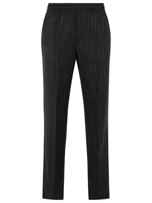 Versace Jacquard Wool Pants