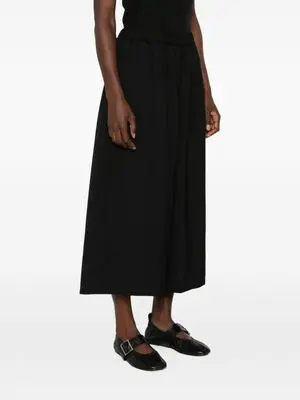 Comme Des Garçons Wool Wide Leg Trousers