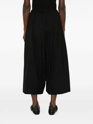 Comme Des Garçons Wool Wide Leg Trousers
