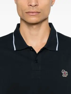 Paul Smith Zebra Logo Cotton Polo Shirt