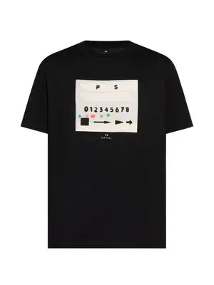 Paul Smith Ps12345 Cotton T Shirt - Black