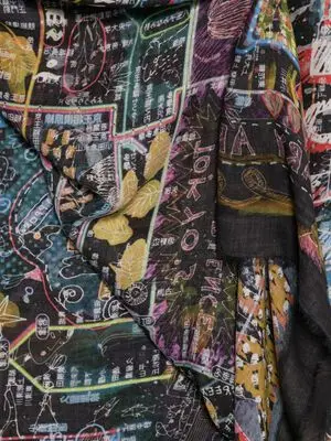 Faliero Sarti Art In Japan Print Stole