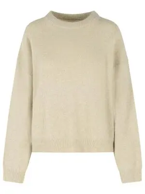 Loulou De Saison Tristan' Wool Sweater Stone Melange