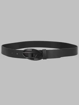 DIESEL® Cintura Con Logo - Black