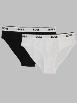 BOSS 2 Pack Slip Con Banda Logata - Black