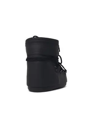 Moon Boot Mb Icon Low Rubber' Pvc Boots - Black