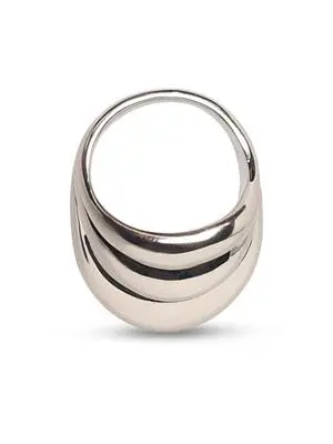 PANCONESI Triptich Blow Up' Copper Ring - Silver