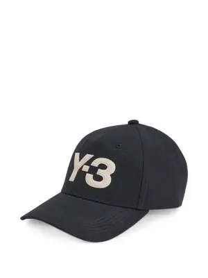 Y3 Logo Baseball Cap - Black