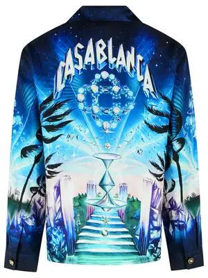Casablanca Crystal Alchemy Silk Shirt