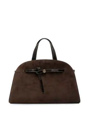 Tory Burch Romy Suede Leather Boston Bag