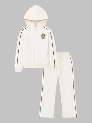 Moschino Set Tuta Felpa + Pantalone - Ivory