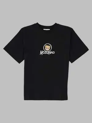 Moschino T Shirt Con Stampa Teddy Bear - Black