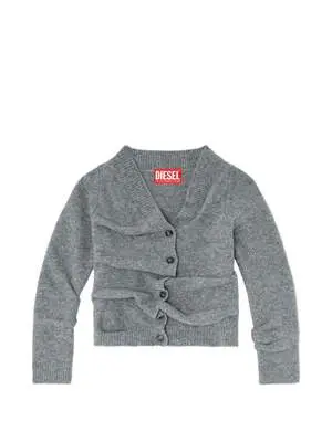 DIESEL® Wool Blend Cardigan - Grey