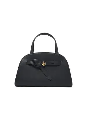 Tory Burch Romy' Small Lear Top Case - Black