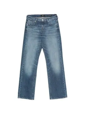 SEVEN Low Straight Denim Jeans - Navy