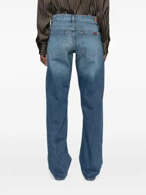 SEVEN Low Straight Denim Jeans