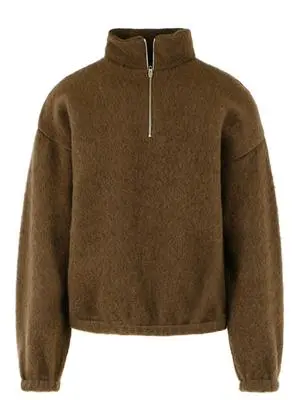 JIL SANDER Wool Fleece Sweatshirt
