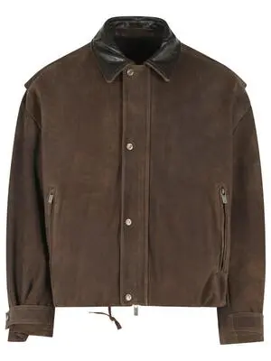 SALVATORE SANTORO Oversized Suede Jacket