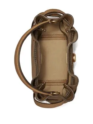 Tory Burch Romy Mini Leather Bucket Bag