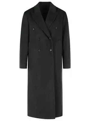 Loulou De Saison Double Breasted 'rosco' Virgin Wool And Cashmere Coat