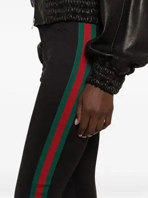 Gucci Web Detail Jersey Leggings