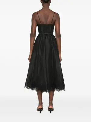 Zimmermann Valiant Silk And Linen Midi Dress