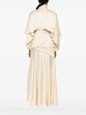 Zimmermann Ascent Draped Blouse - Ecru
