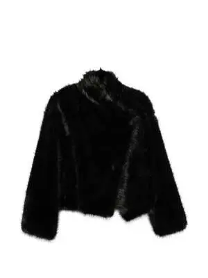BB COUTURE Jackie Faux Fur Jacket - Black