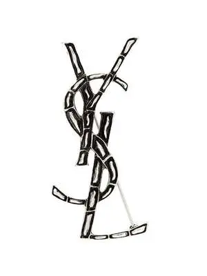 Saint Laurent Cassandre Brooch - Silver