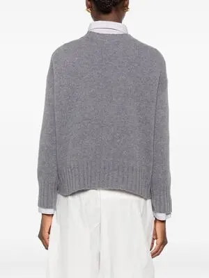 BASE Wool V Necked Cardigan