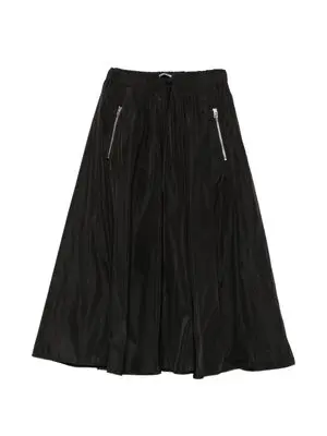 SUSANNE BOMMER Taffetas Long Skirt - Black
