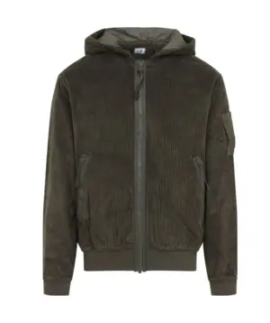 C.P. COMPANY Sweatshirts Hooded Open - Grigio