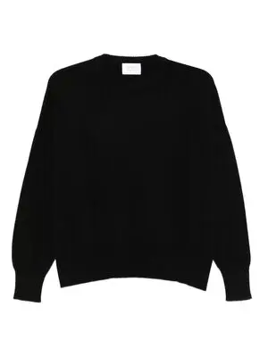 BEYOU Cashmere Crewneck Sweater - Black
