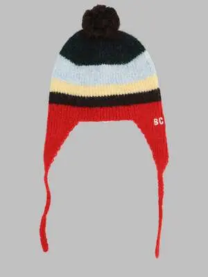 BOBO CHOSES Head Striped Knitted Beanie - Multicolour