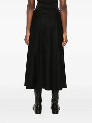 SUSANNE BOMMER Wool Long Skirt