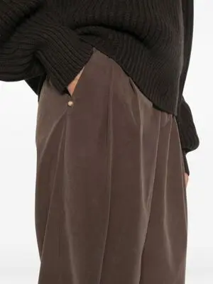WHITE SAND Wide Leg Trousers