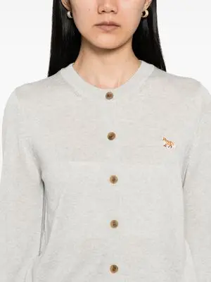 Maison Kitsuné Baby Fox Wool Cardigan
