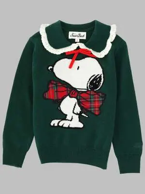 MC2 SAINT BARTH Maglia Con Colletto Stampa Snoopy - Multicolour