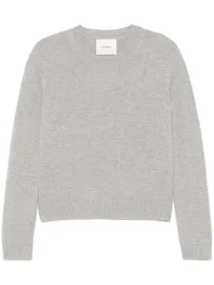 LISA YANG Mable Cashmere Crewneck Sweater - Grey