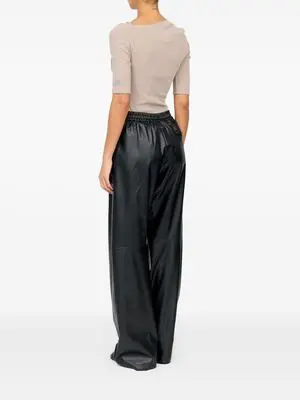 MAISON MARGIELA Faux Leather Trousers