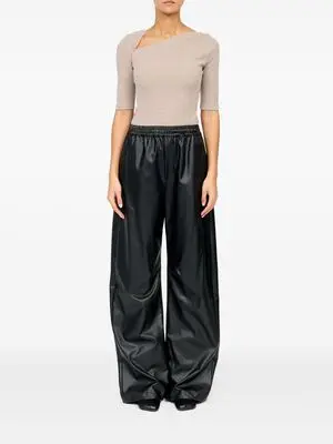 MAISON MARGIELA Faux Leather Trousers