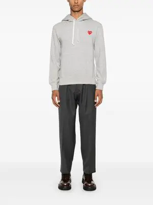 Comme Des Garçons Red Heart Cotton Hoodie