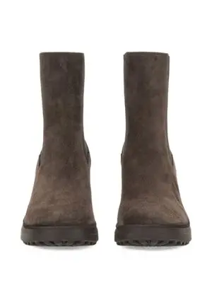 Hogan H724 Leather Chelsea Boots