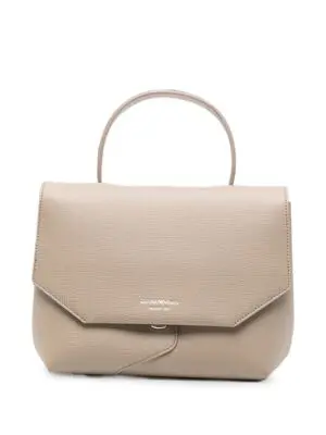 Emporio Armani Medium Leather Handbag - Brown