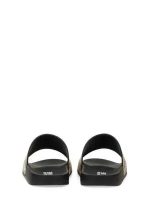 Versace Sandalo Slide Con Logo